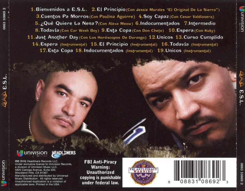 Akwid - E.S.L. (CD) | RAPSOURCE.NET