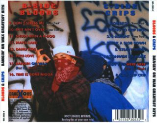 Bloods & Crips - Bangin' On Wax: Greatest Hits (CD) | RAPSOURCE.NET