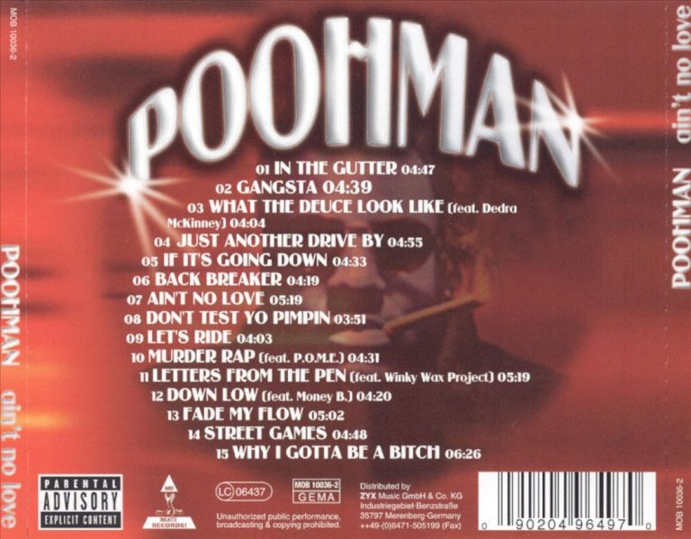 Pooh-Man - Ain't No Love (MP3-320, FLAC) | RAPSOURCE.NET